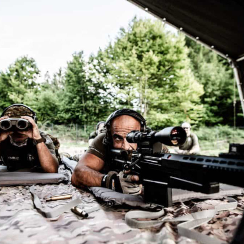 Streljanje z ostrostrelno puško L2 - Gerber.si